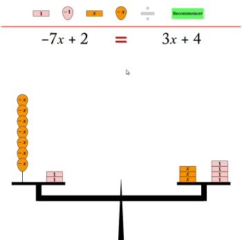 Balance et équation